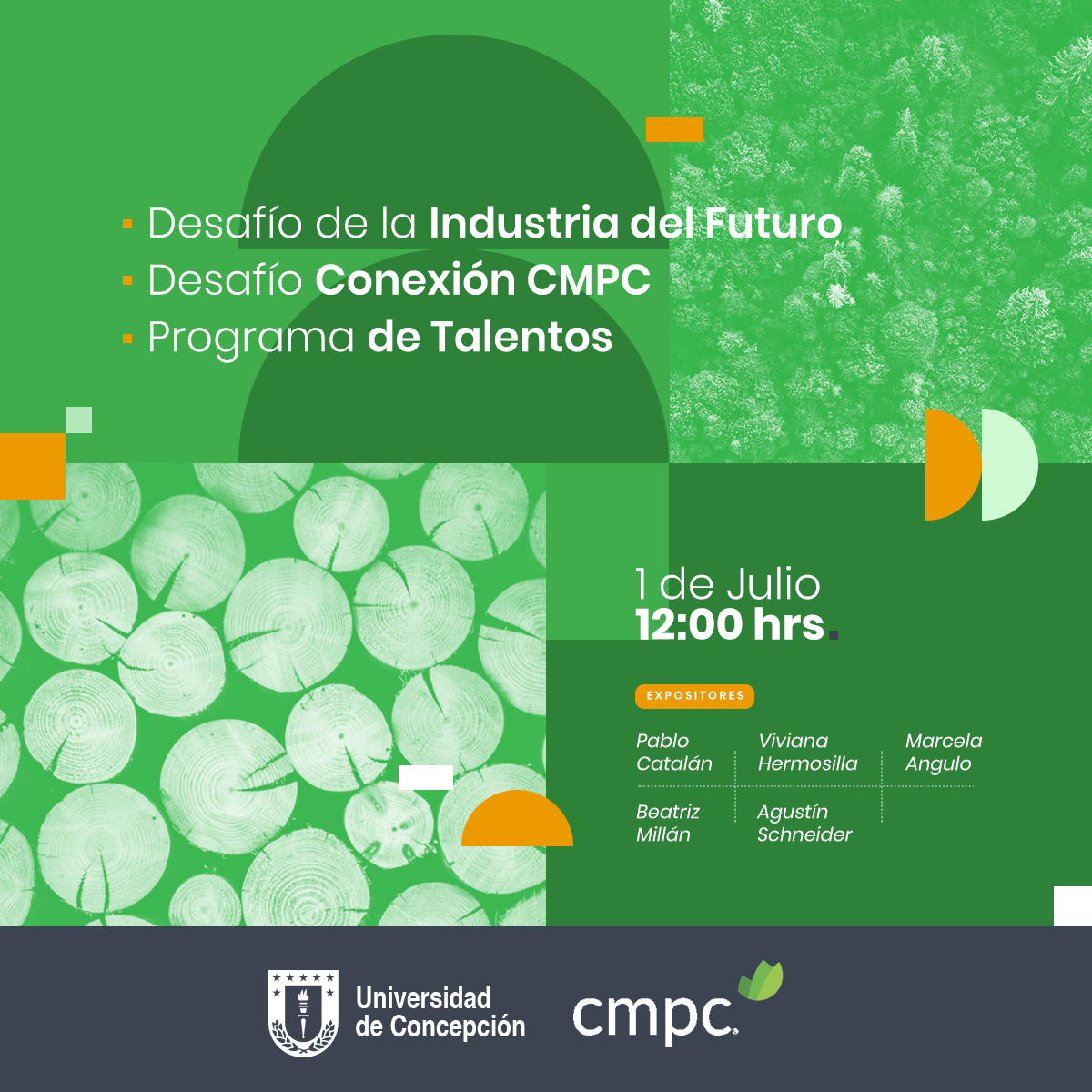 Desafíos de Innovación y Programa de Talentos UdeC y CMPC | Agenda UdeC